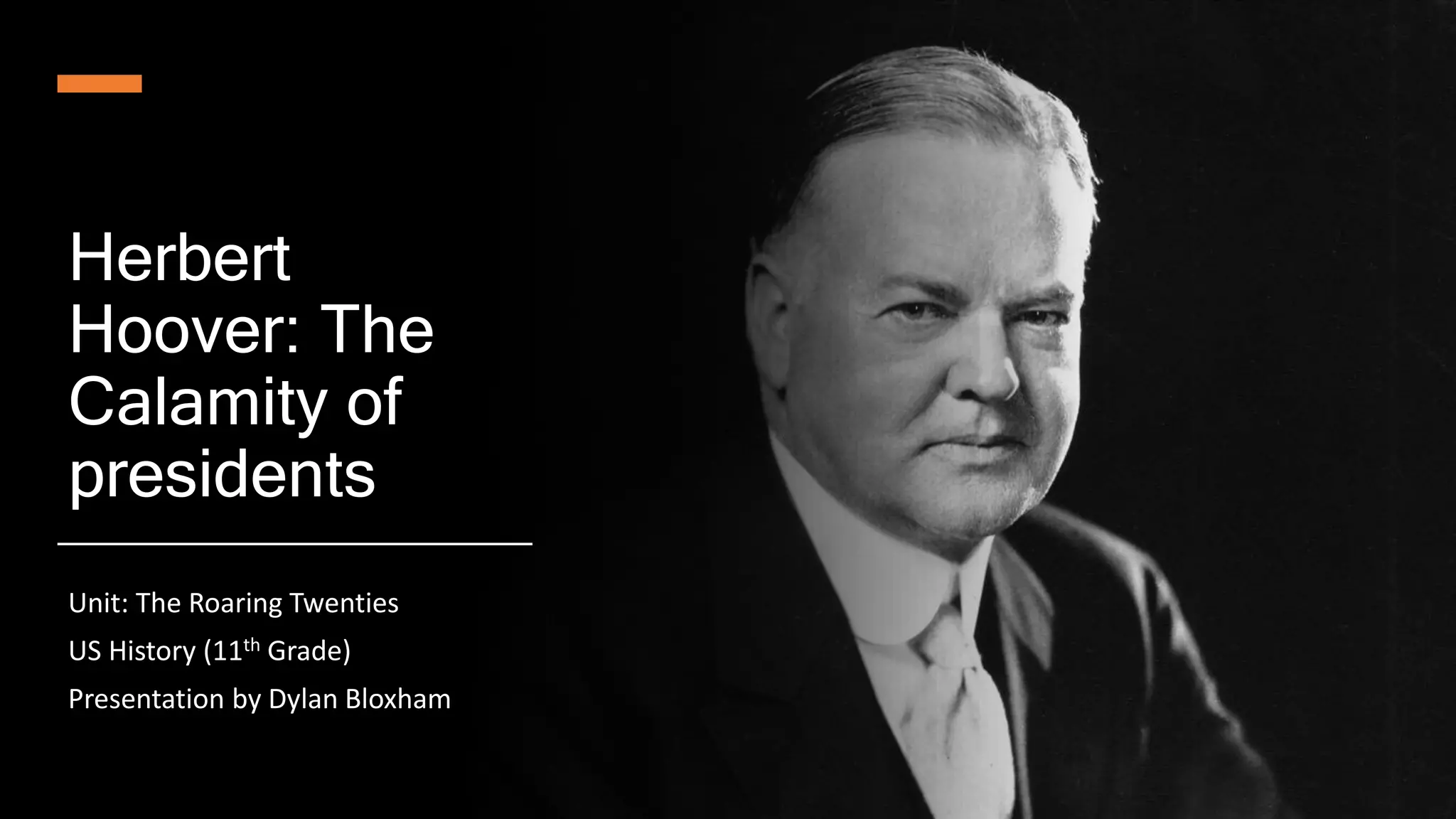 Herbert hoover presentation | PPT