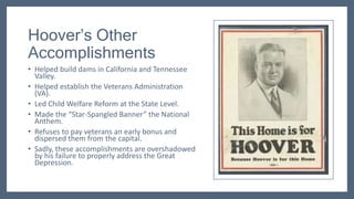 Herbert hoover presentation | PPT