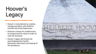 Herbert hoover presentation | PPT