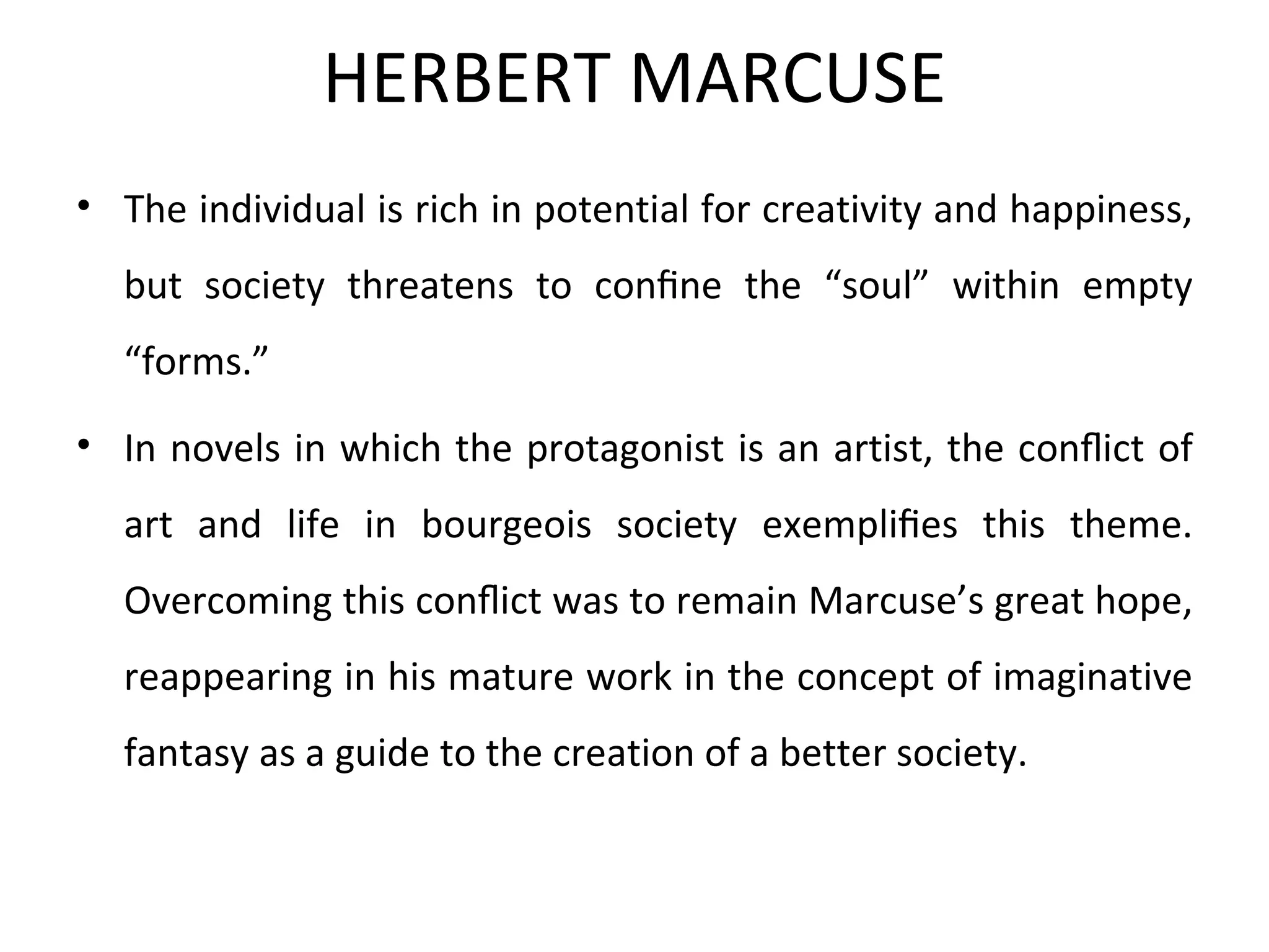 Herbert marcuse | PPT