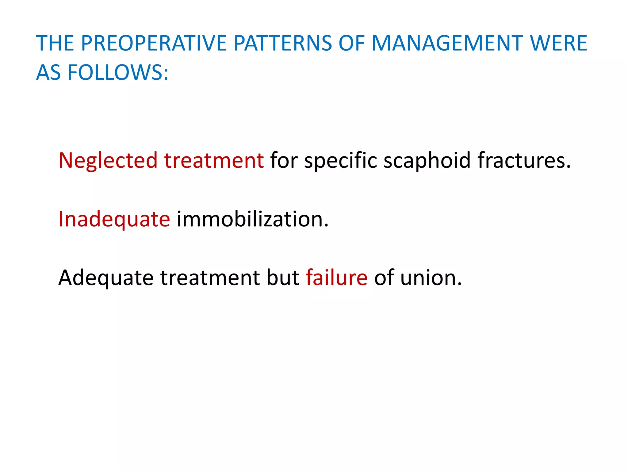 Herbert screw fixation and bone graft in nonunited scaphoid | PPTX