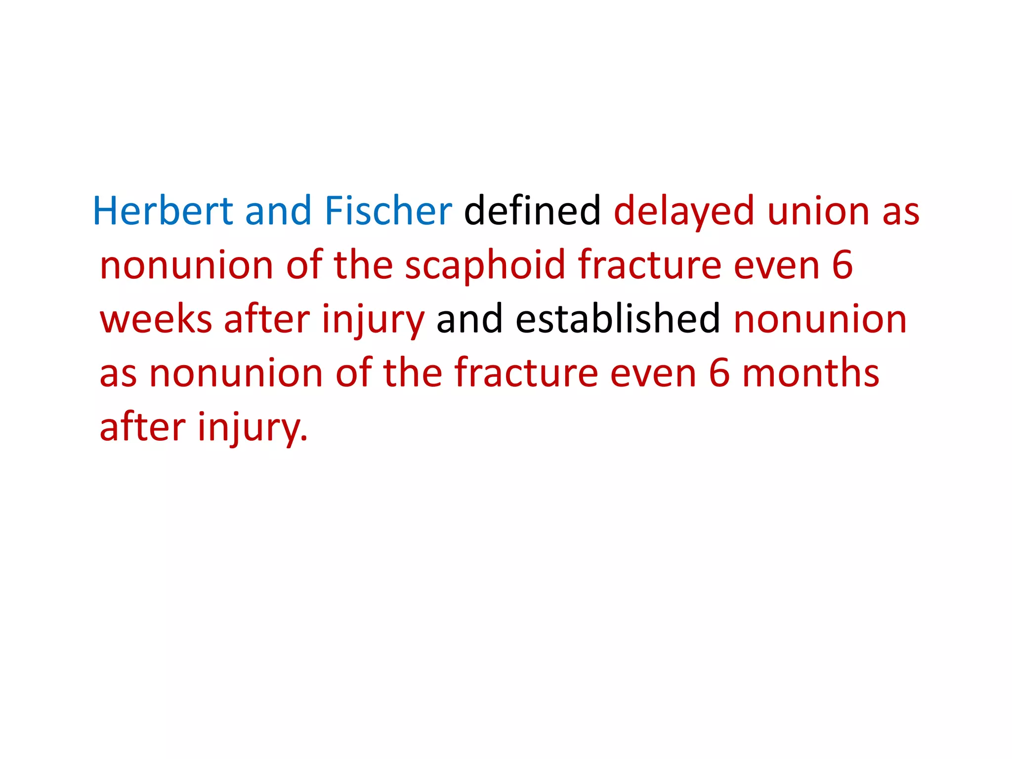 Herbert screw fixation and bone graft in nonunited scaphoid | PPTX
