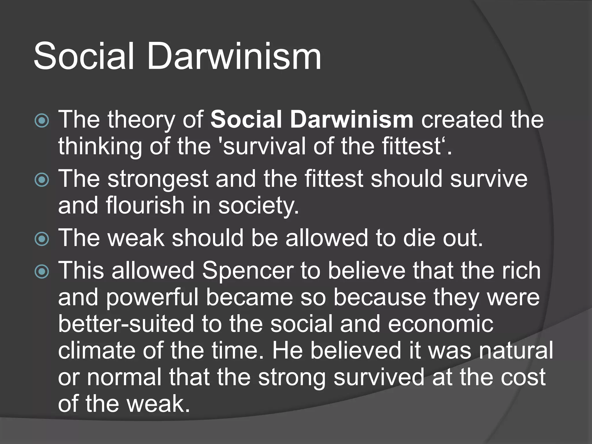 Herbert spencer - Sociological Theory | PPTX
