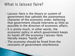 Herbert spencer & laisez faire | PPTX