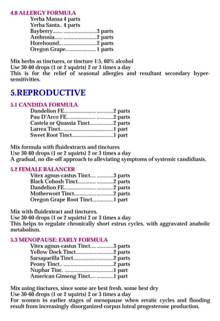 Herb formulas | PDF