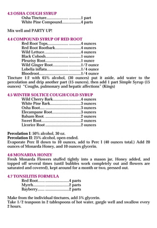 Herb formulas | PDF