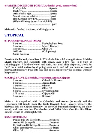 Herb formulas | PDF