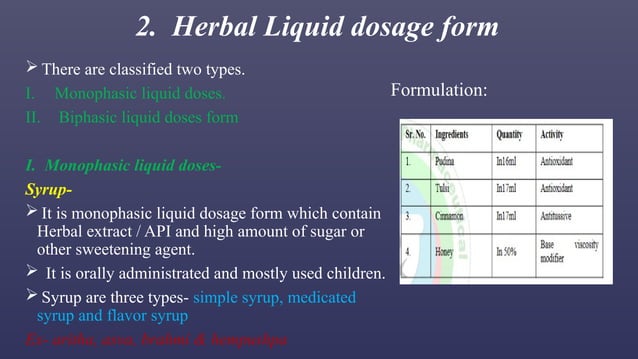 Herb Formulation. pptx | PPTX