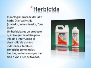 Manual de herbicidas | PPTX