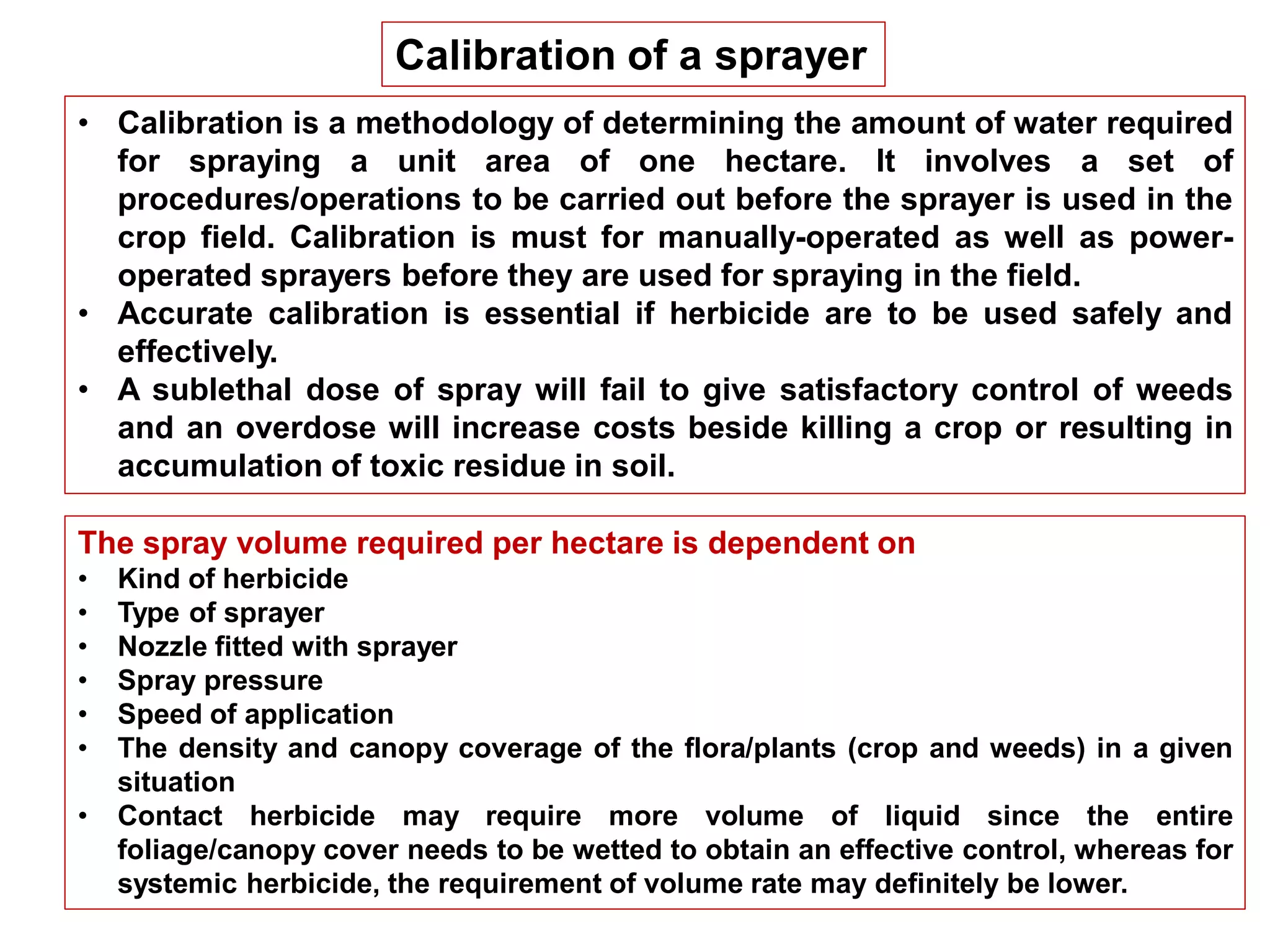 Herbicide application technique pijush kanti mukherjee (icar-ivri) | PDF