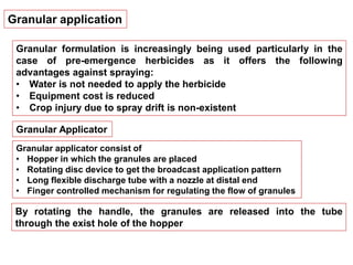 Herbicide application technique pijush kanti mukherjee (icar-ivri) | PDF