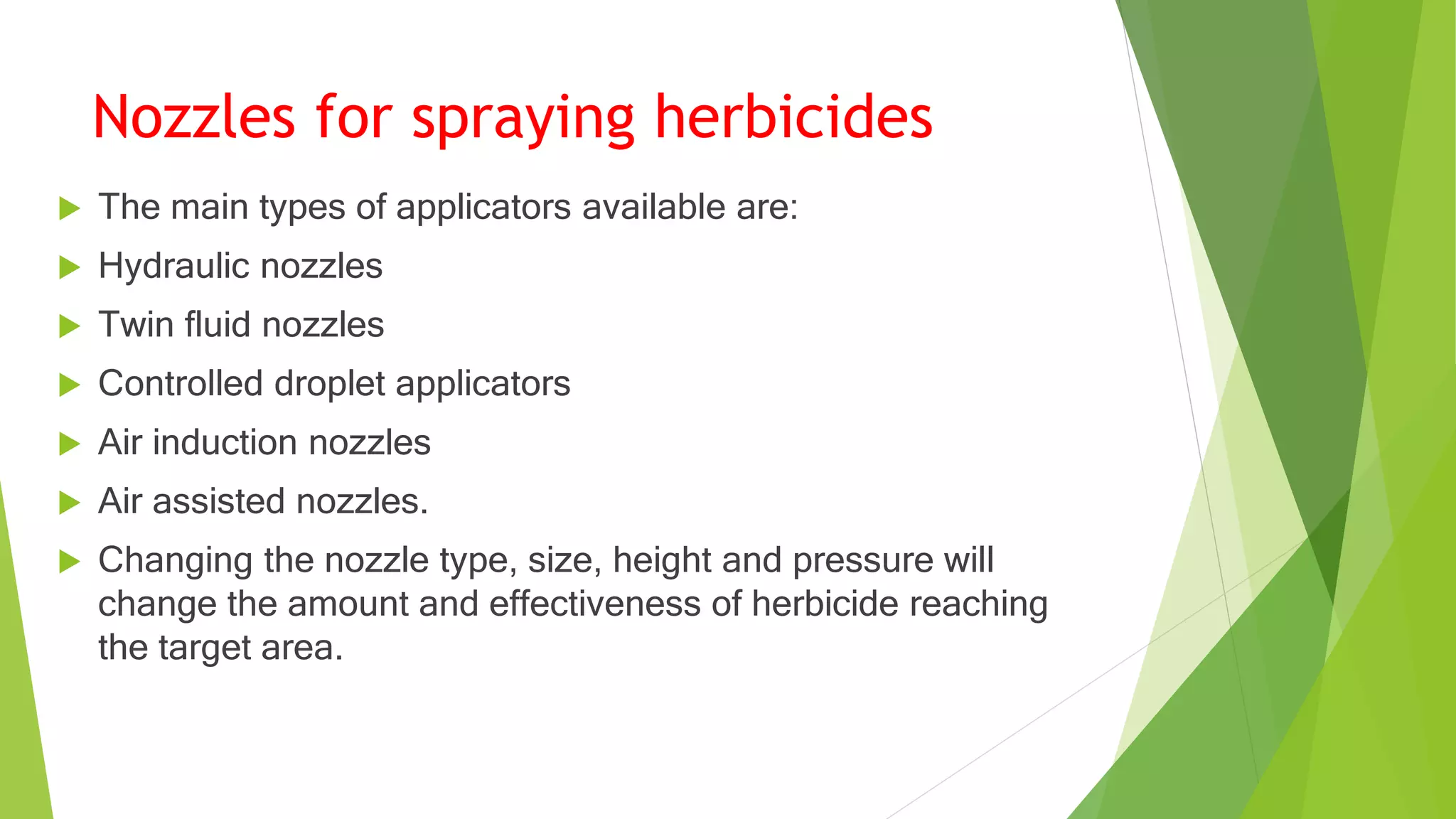 HERBICIDE APPLICATION TECHNIQUES.pptx