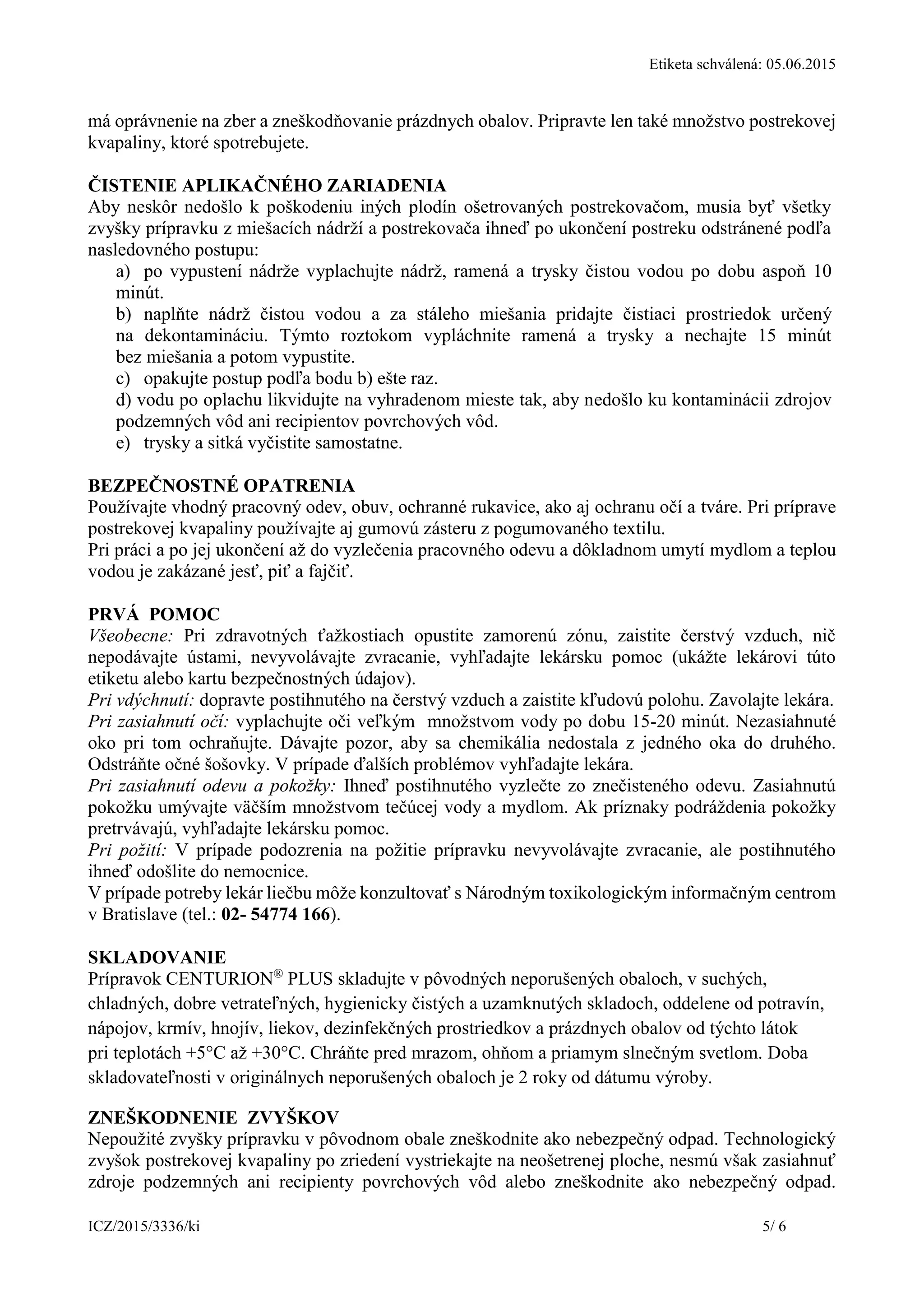 Herbicide centurion plus label | PDF