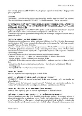 Herbicide centurion plus label | PDF
