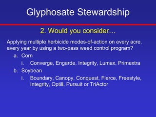 Herbicide Resistant Weeds - Peter Sikkema - 3 | PPT