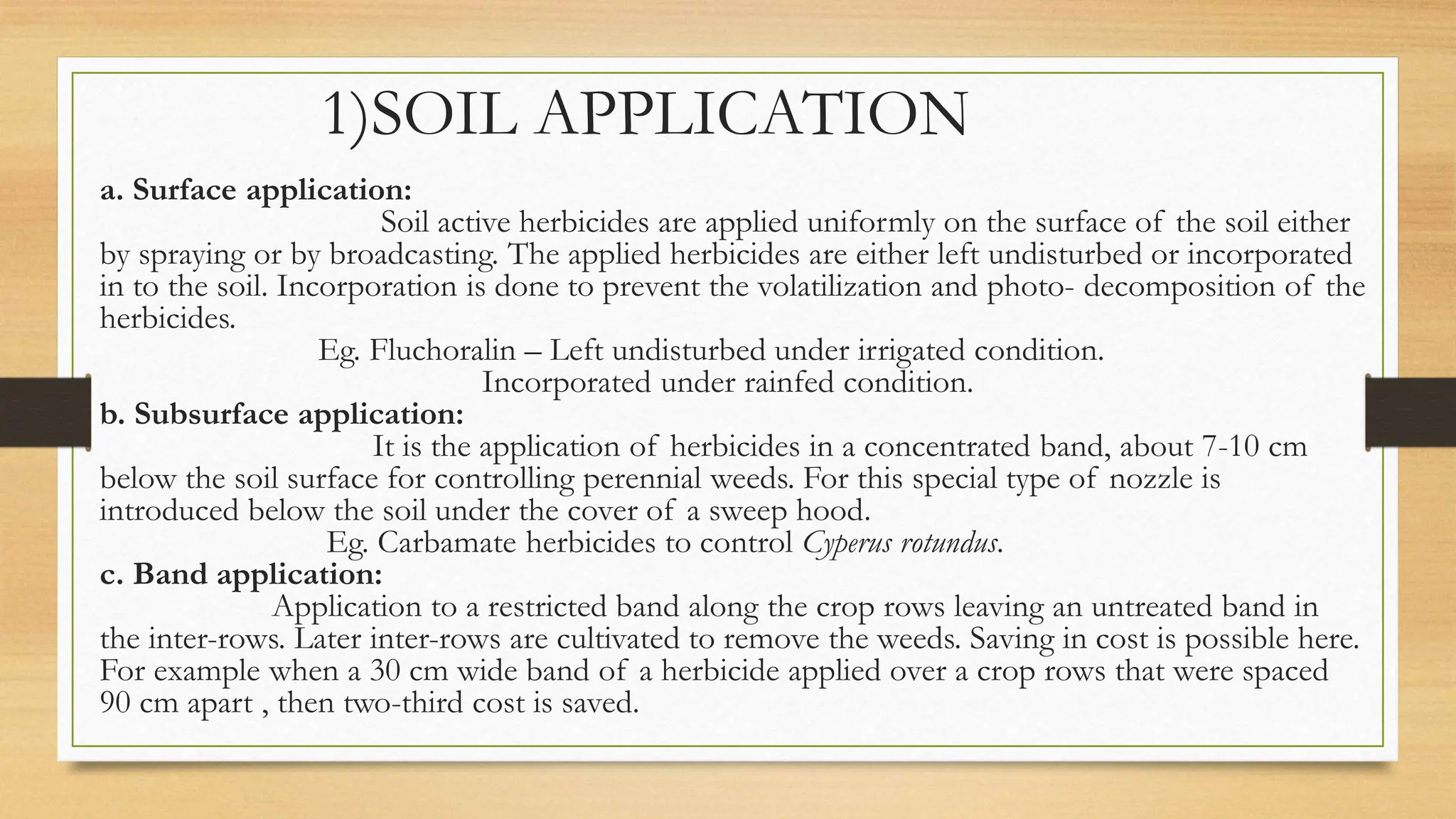 Herbicides- Classification, Formulation & Method of Application.pptx