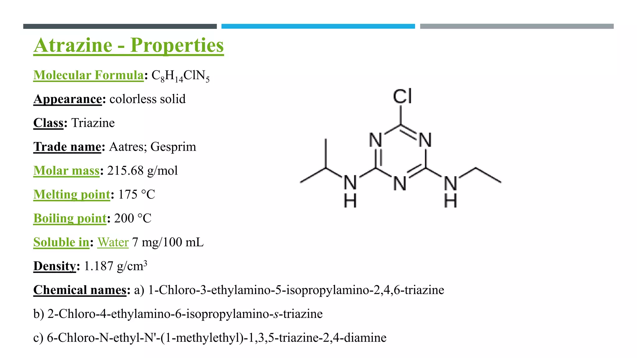 Herbicides chemical properties and uses | PPTX
