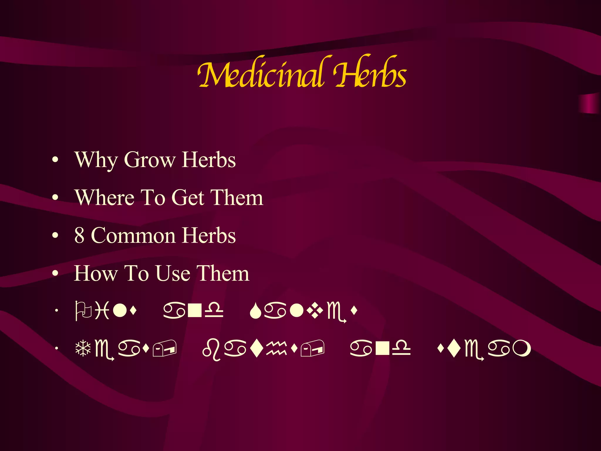 Herbs | PPT