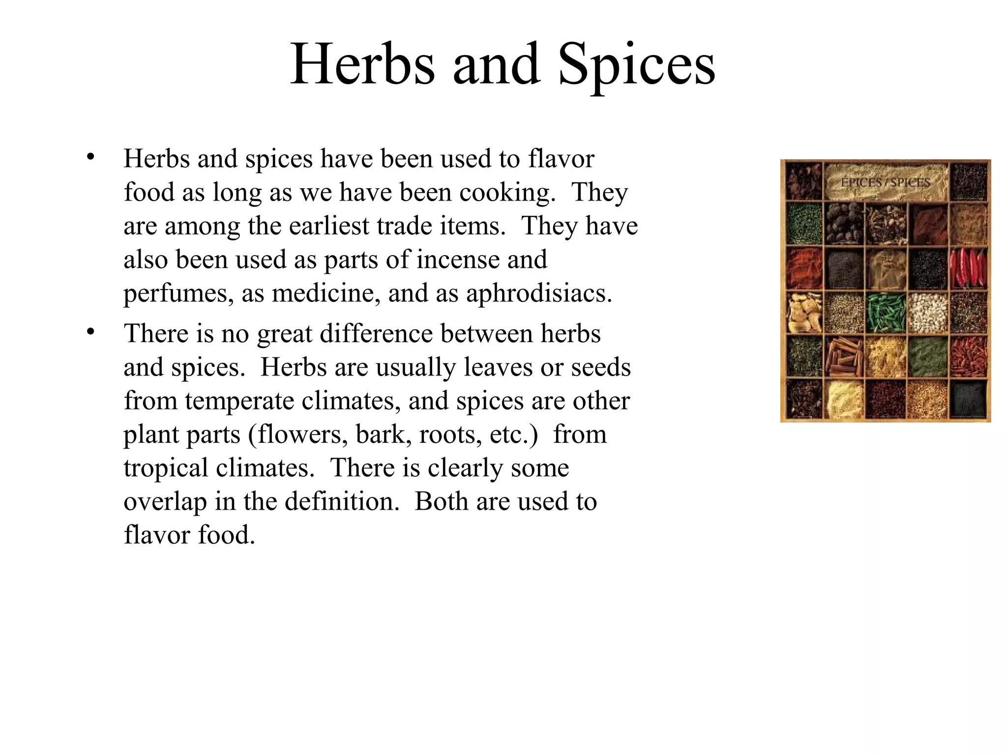 Herbs and spices | PPT