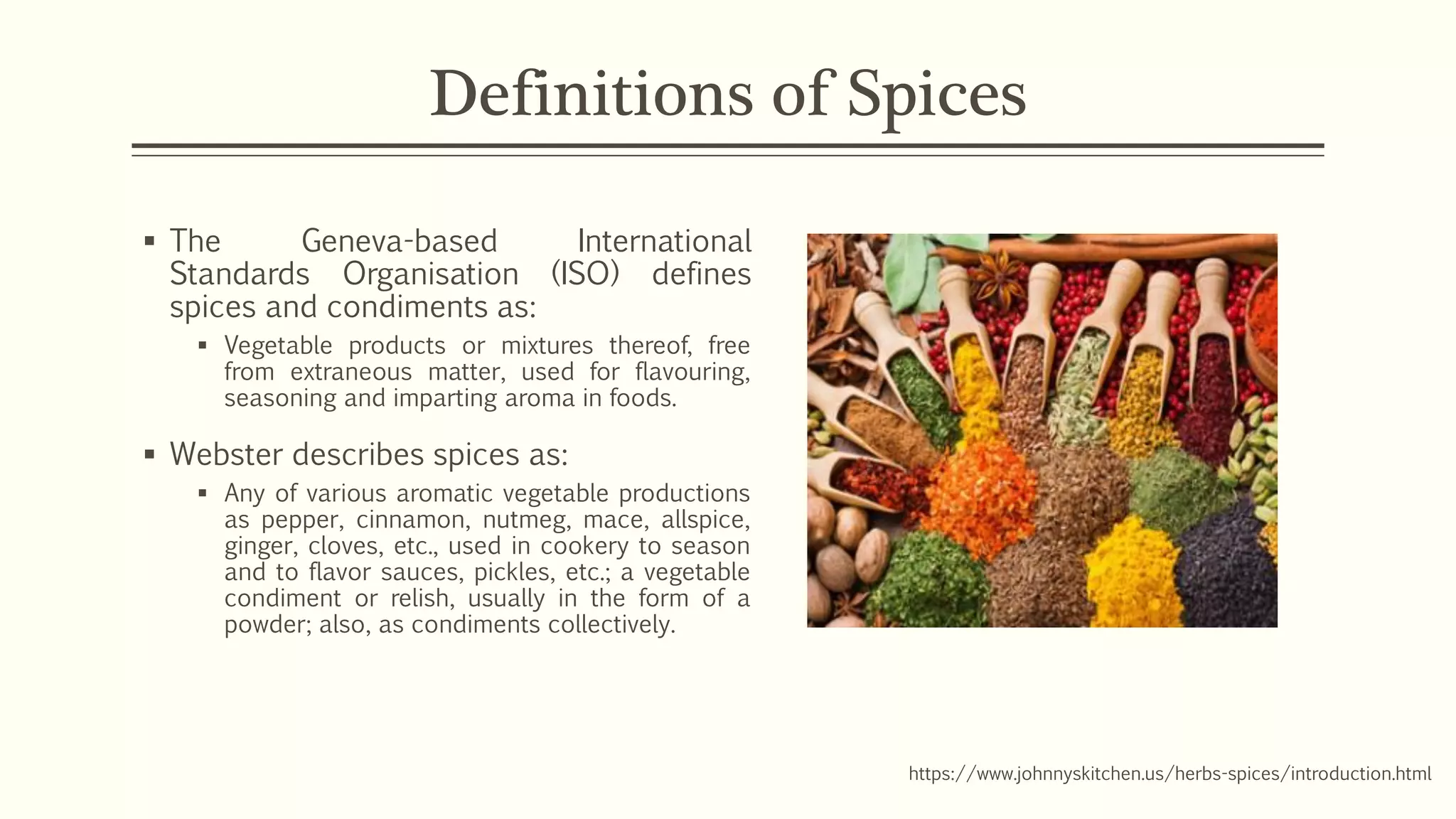 Culinary herbs and spices for flavor and health | PDF