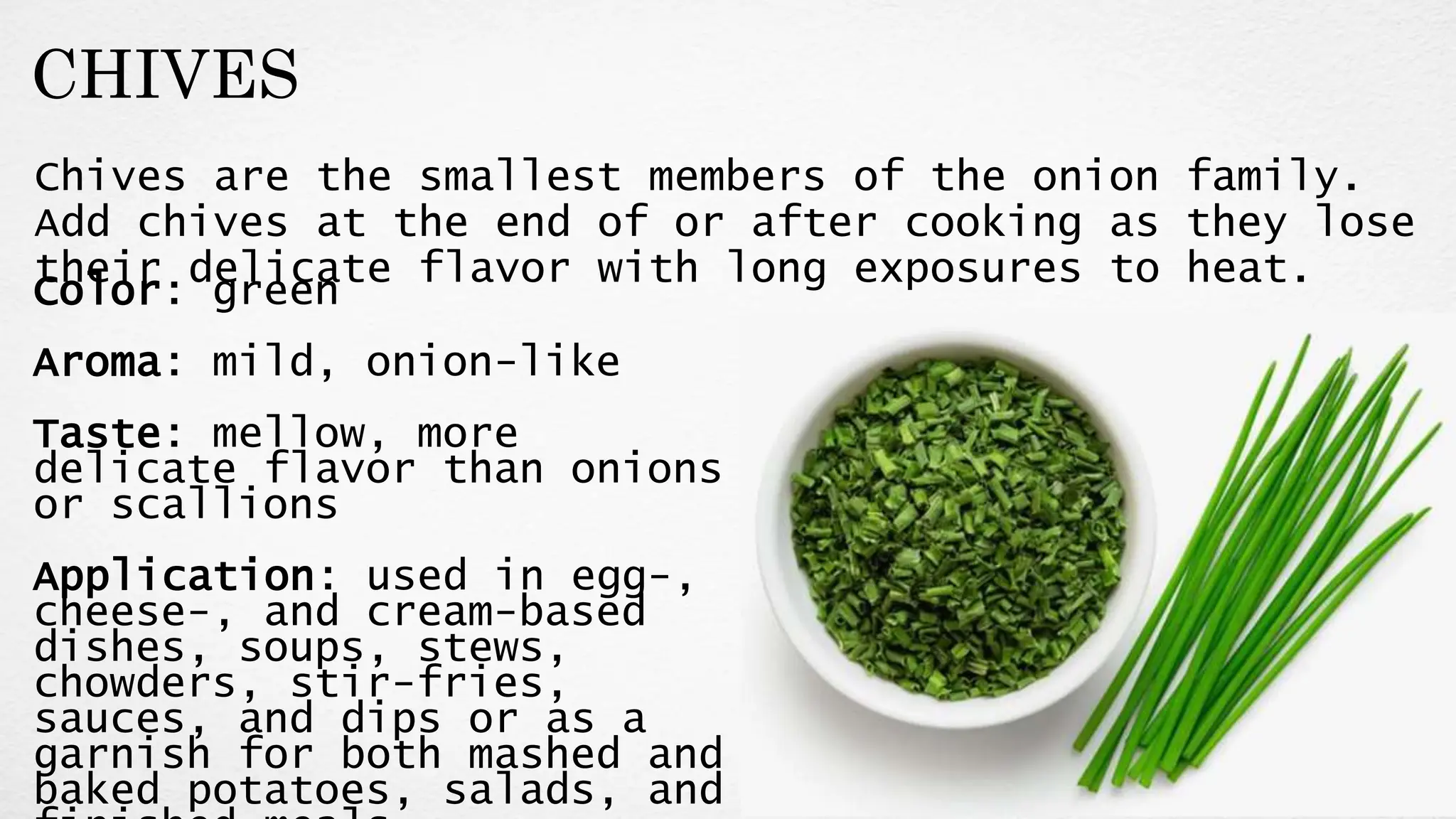 Herbs and Spices and its classifications | PPTX