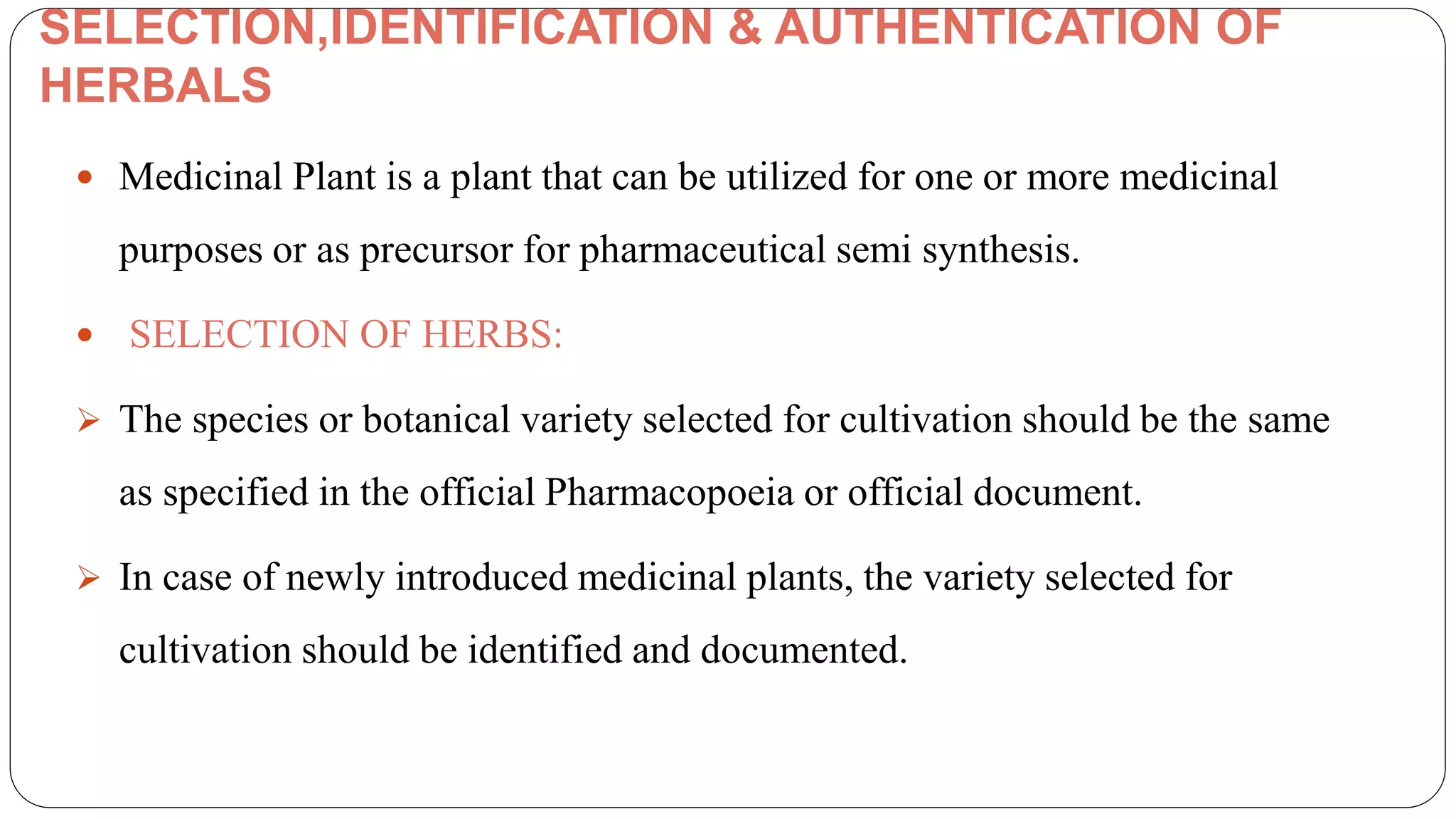 Herbs as raw materials | PPTX