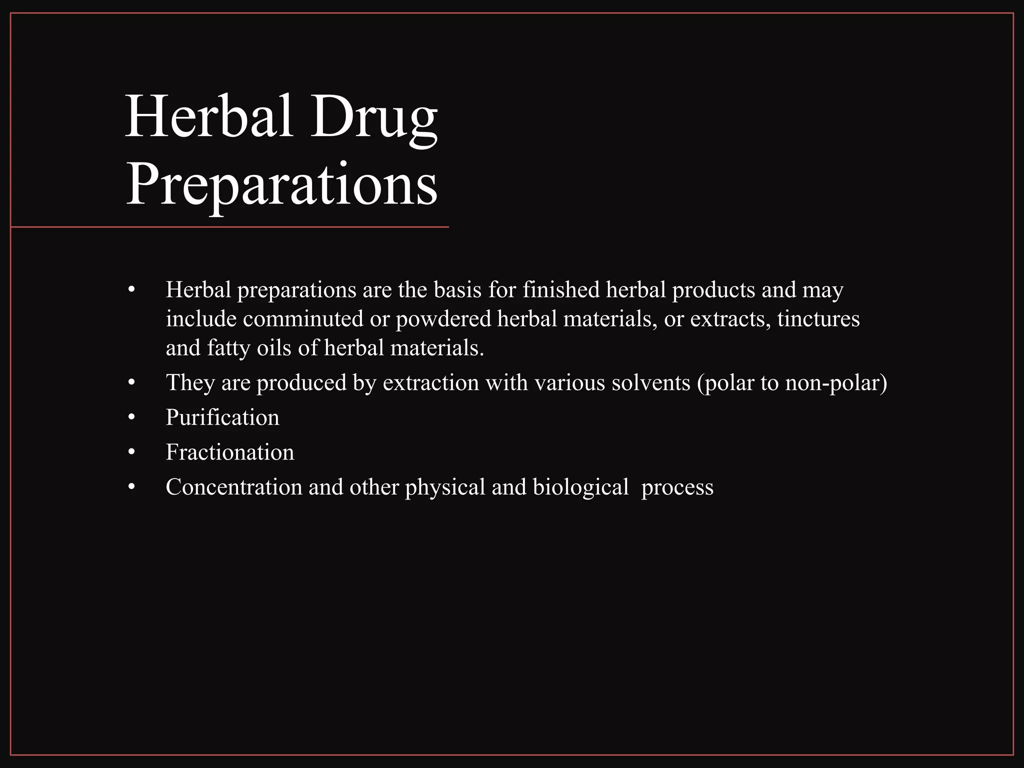 Herbs as Raw Materials | PPTX