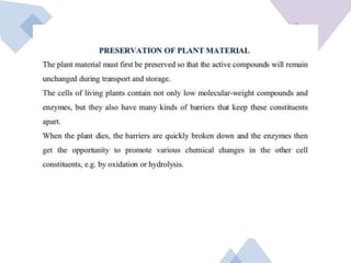 Herbs as Raw Materials | PPTX
