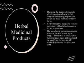 Herbs as Raw Materials | PPTX