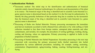 Herbs as raw materials | PPTX