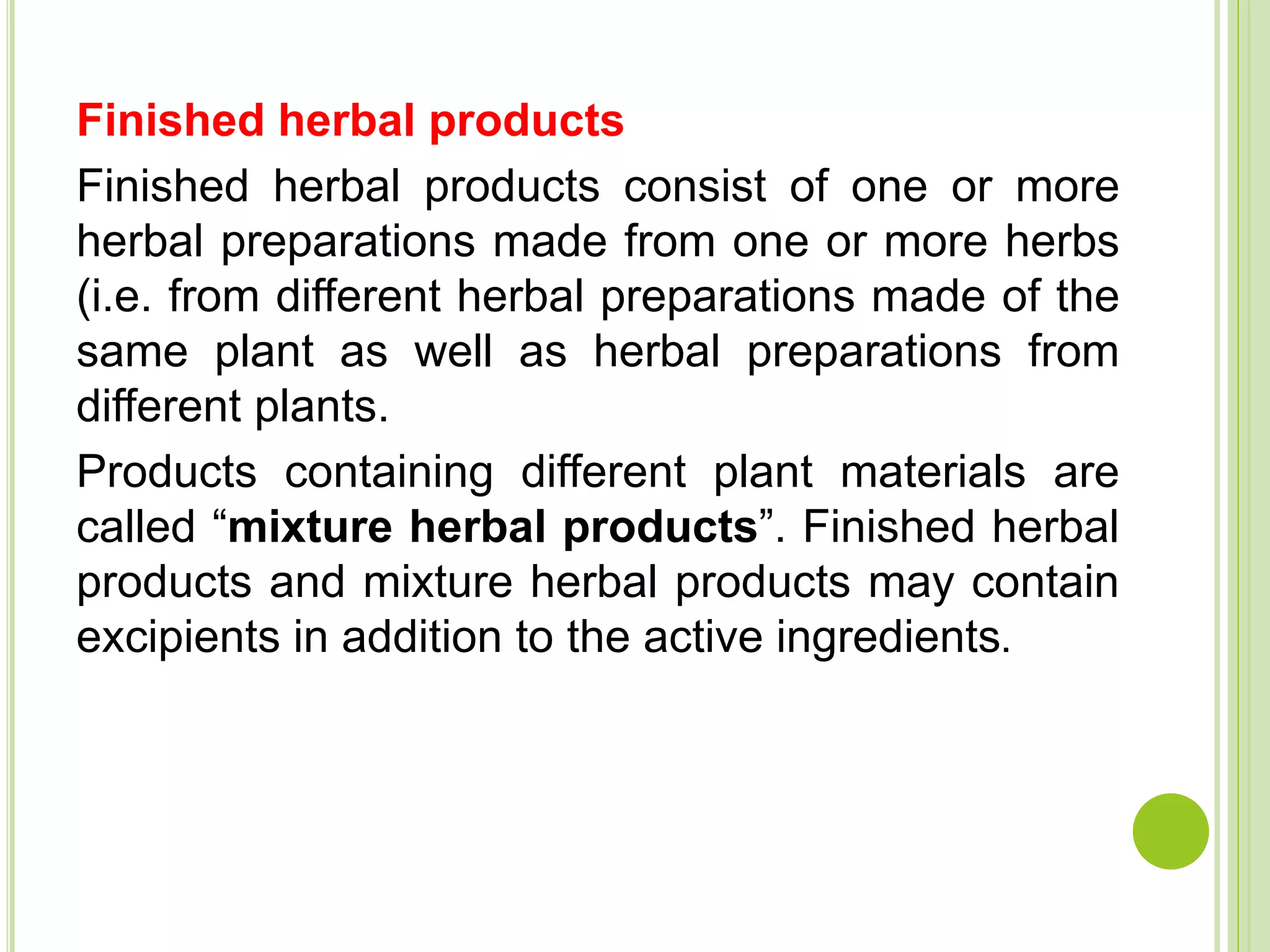Herbs as raw materials.ppt by Dr.U.Srinivasa, Professor and Head ...