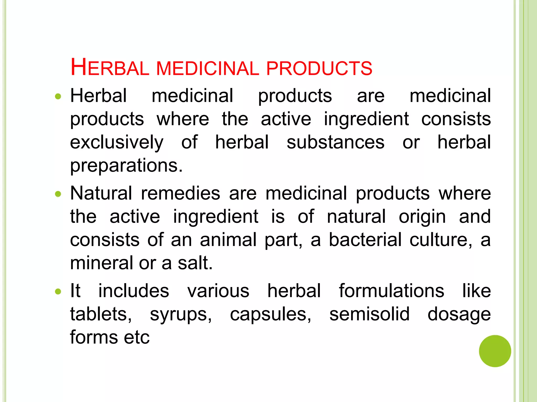 Herbs as raw materials.ppt by Dr.U.Srinivasa, Professor and Head ...