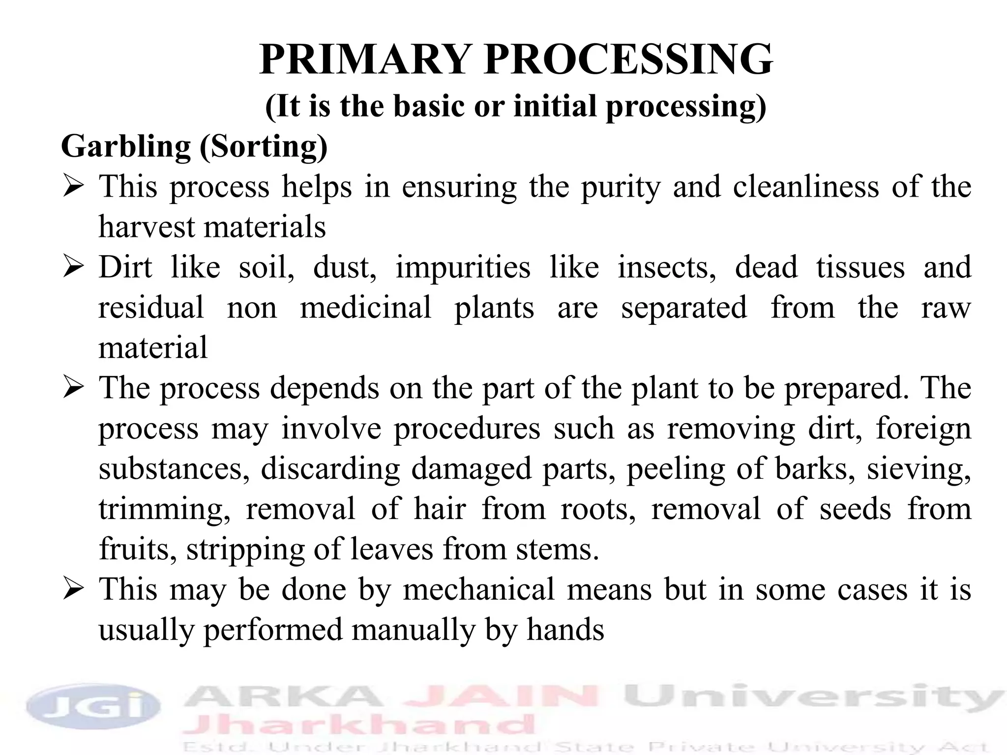 Herbs as raw materials | PPTX