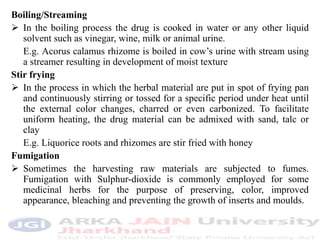 Herbs as raw materials | PPTX