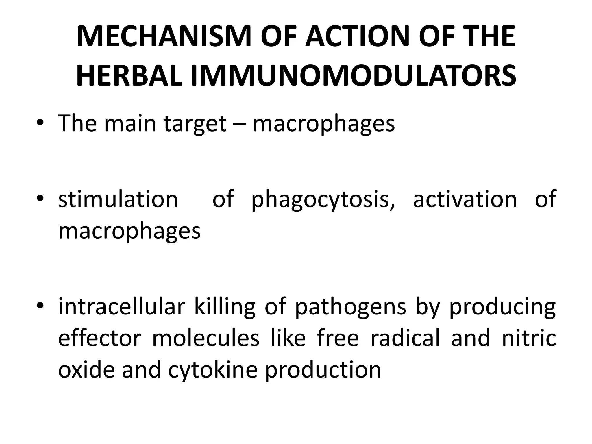 Herbal Immunomodulators in Poultry | PPTX