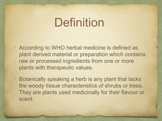 Herbs in Endodontics (Dentistry) | PPT