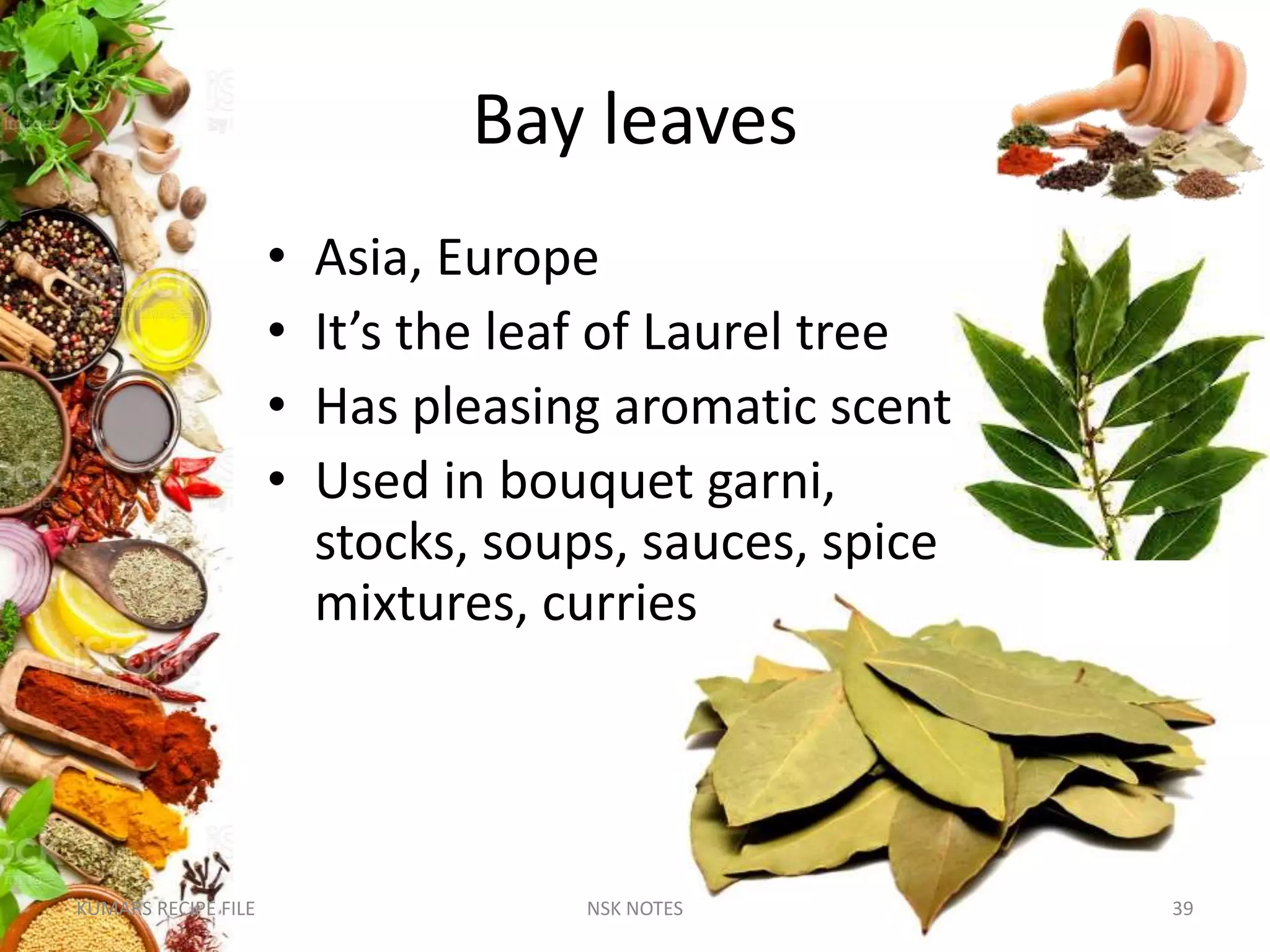 Herbs & spices | PPTX