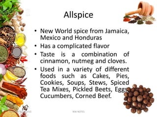 Herbs & spices | PPT