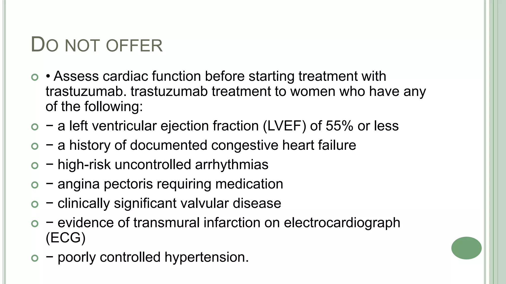 Herceptin induced cardiotoxicity | PPTX