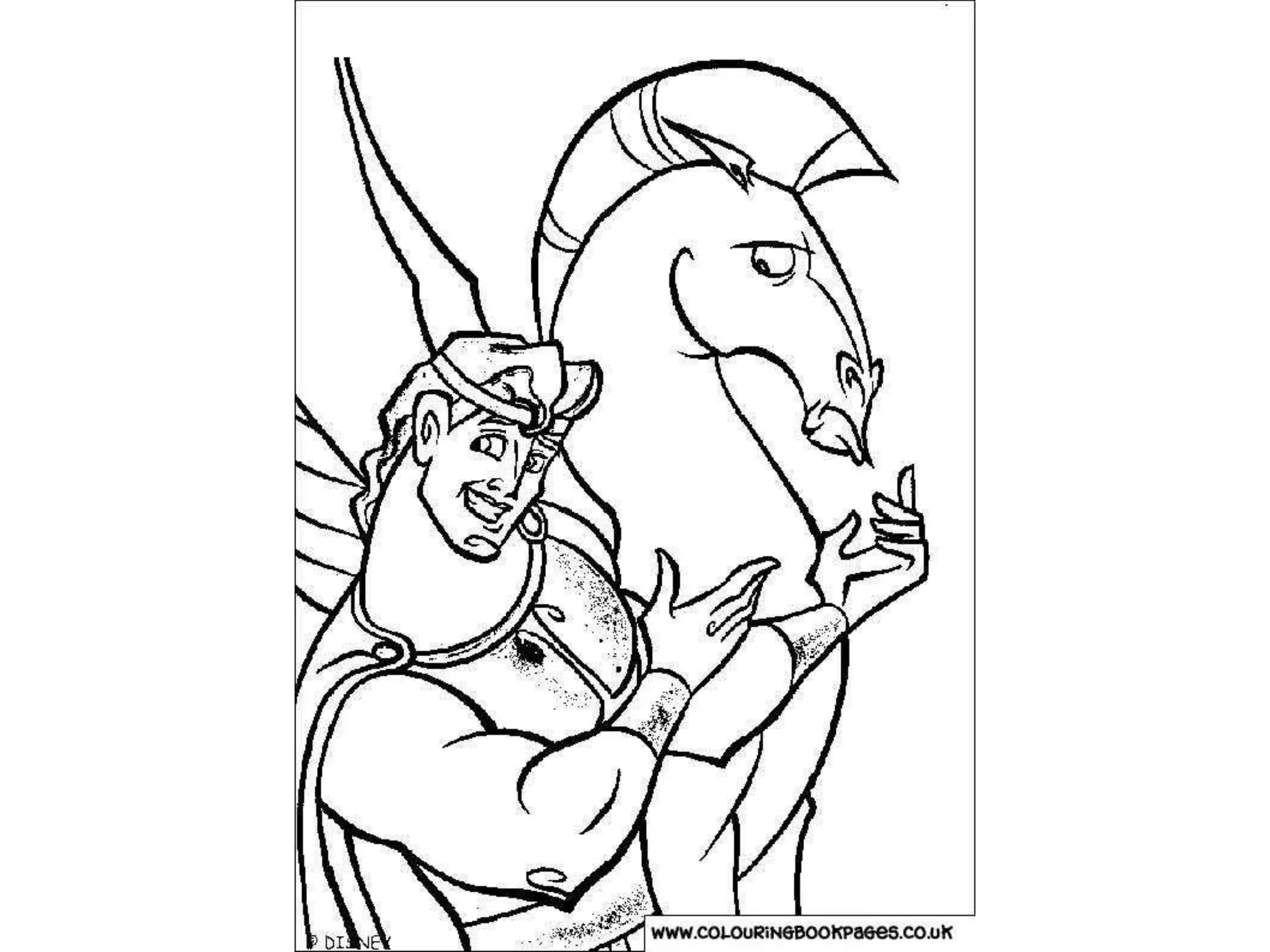 Hercules Colouring Pages and Kids Colouring Activities | PPT
