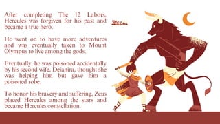 Greek Mythology: The 12 Labors of Hercules | PDF