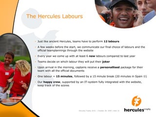 Hercules Presentation 2010 | PDF | Summer Olympic Sports | Olympic Sports