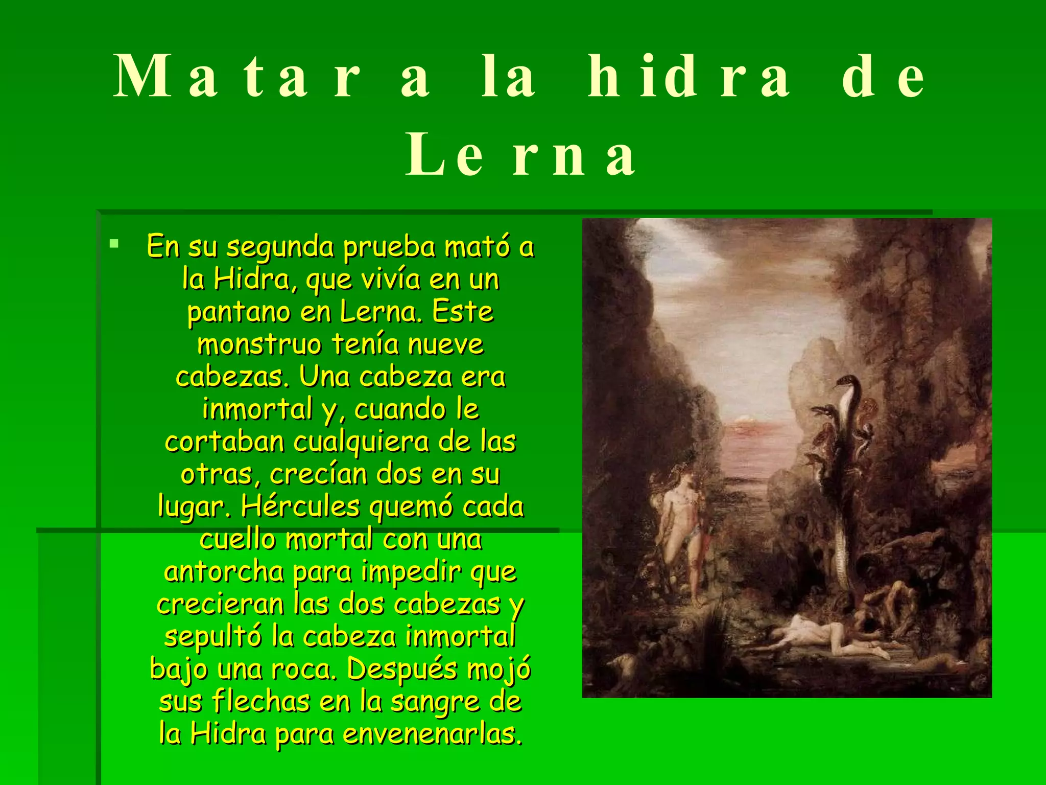 LOS 12 TRABAJOS DE HÉRCULES | PPT