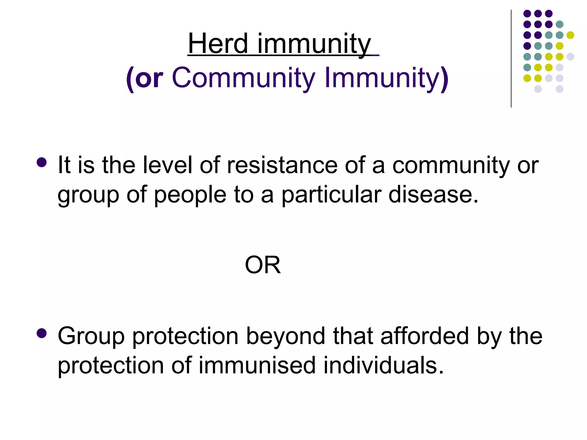 Herd immunity final4 | PPT