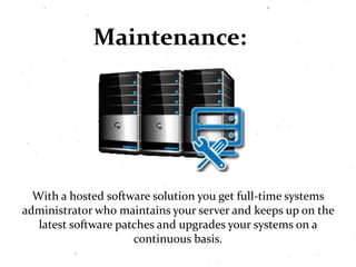 Here are-the-5-benefits-of-a-hosted-application | PPT