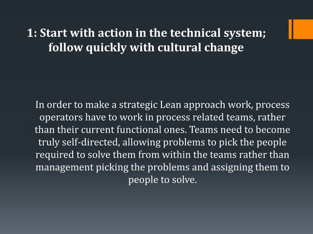Successfully Implement lean Management | PPT Successfully Implement lean Management | PPT