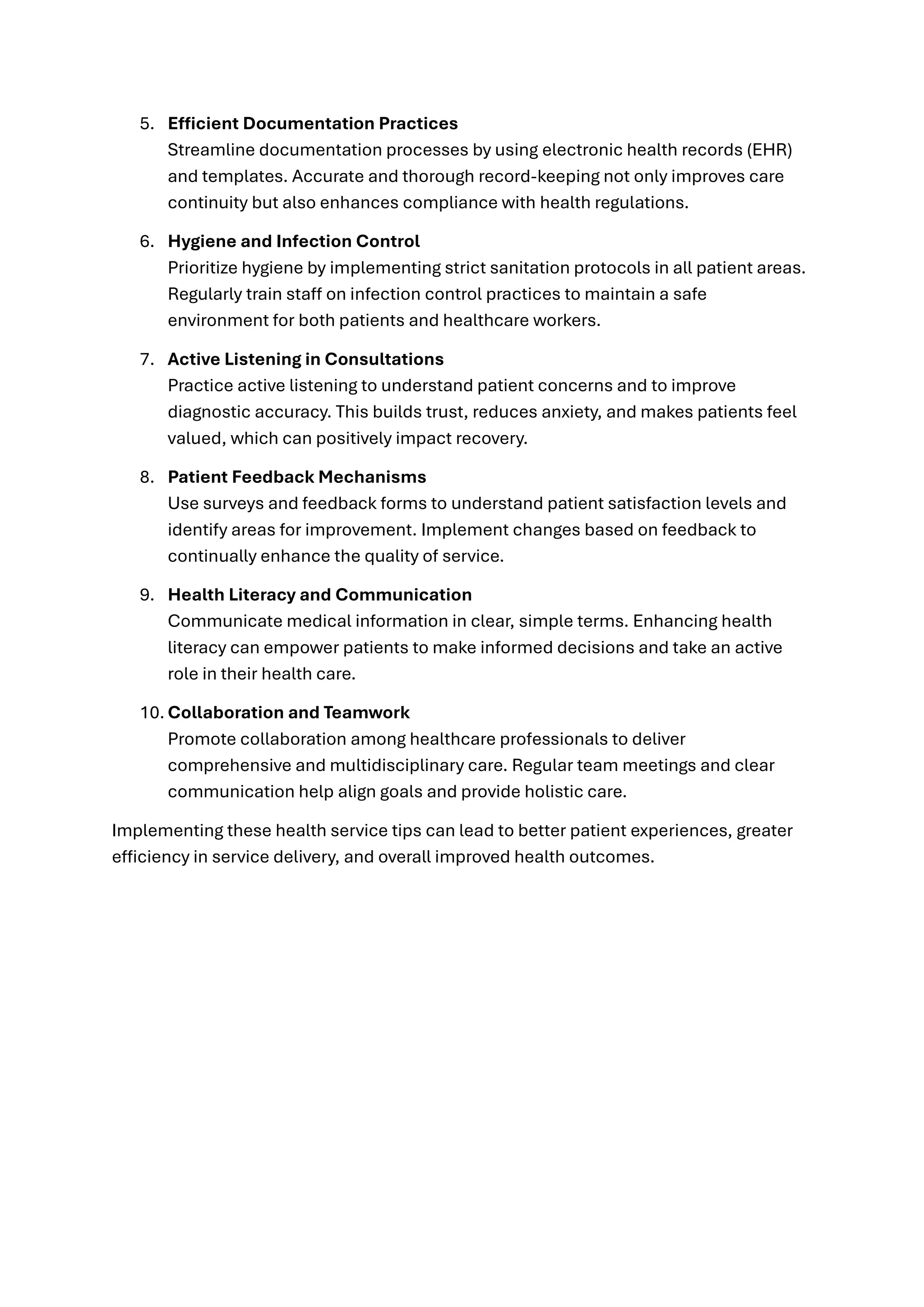 Here are some helpful health service tips and tricks to optimize ...