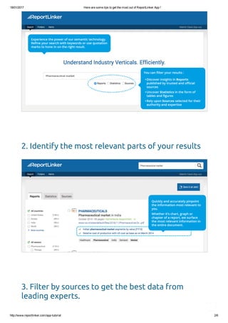 Tutorial for the ReportLinker App | PDF | Search | Internet