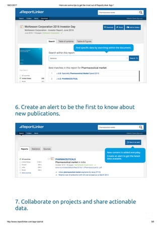 Tutorial for the ReportLinker App | PDF | Search | Internet