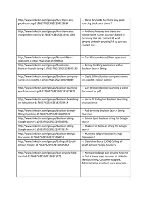 Here are the latest posts on our group | PDF